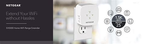 Netgear Wifi Range Extender Ex5000 Coverage Up To 1500 Sq Ft And 25