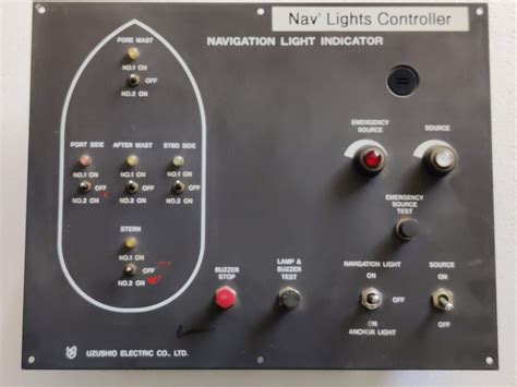 Uzushio Electric 1056 Navigation Light Indicator Panel Ebay