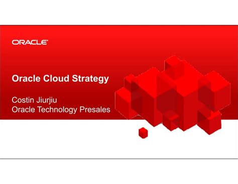 Oracle Cloud Strategy Ppt