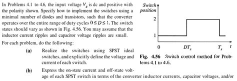 Solved In Problems 41 To 46 The Input Voltage V Is De And