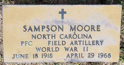 Sampson Moore 1918 1968 Find A Grave Memorial