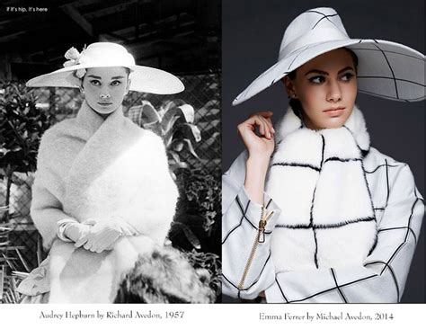 Hepburn And Avedon Together Again Only This Time Its Their