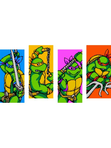 Tmnt Pixel Art8 Inspire Uplift