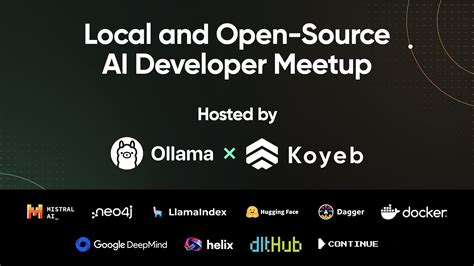 ollama and friends local and open source ai developer meetup at