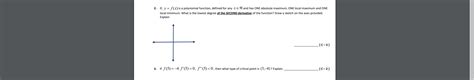 solved 2 if y f x is a polynomial function