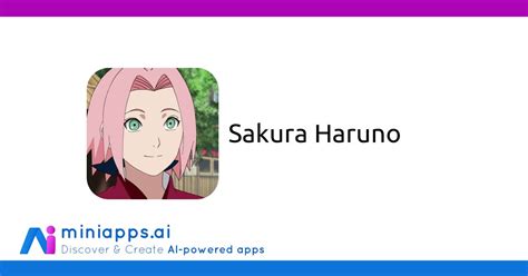 Sakura Haruno Free Ai Powered Chatbot Miniappsai
