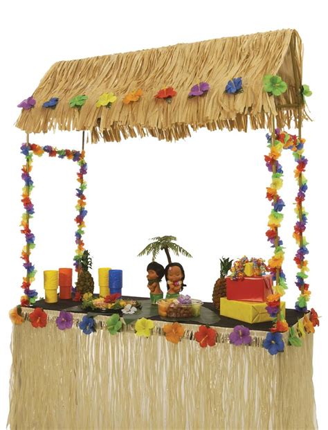 Cabane Tiki Hawaienne Décoration 140 X 56 X 142 Cm Ced