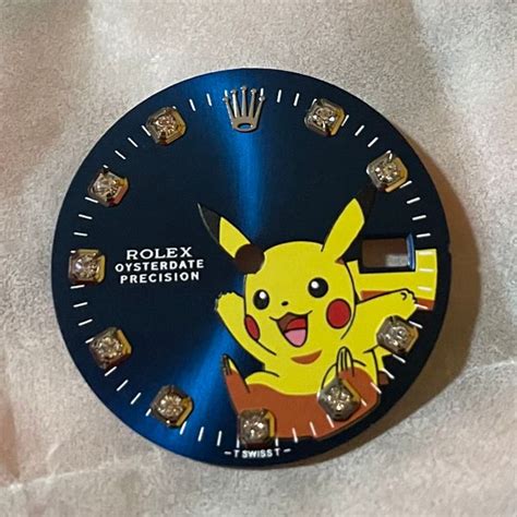 Rolex 6694 Pikachu Pokemon Metallic Blue Dial Watchcharts Marketplace
