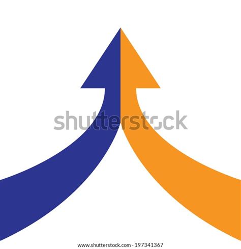 Curved Arrow Icon Set Stock Vector Royalty Free 197341367 Shutterstock