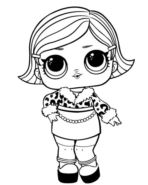 Coloring Pages For Girls Lol Dolls