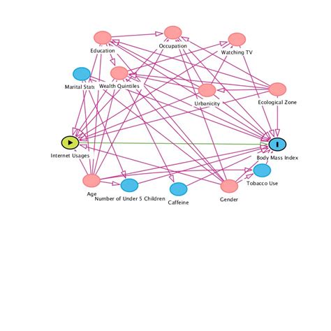 A Directed Acyclic Graph Dag For Adjusting Confounders In The