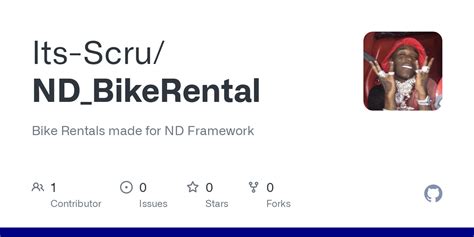 GitHub Its Scru ND BikeRental Bike Rentals Made For ND Framework