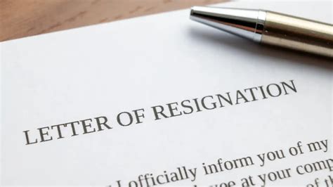 Resignation Letter Template And Examples