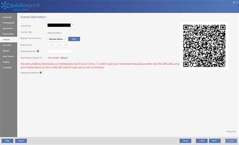 Quicklaunch Registration Website Quicklaunch
