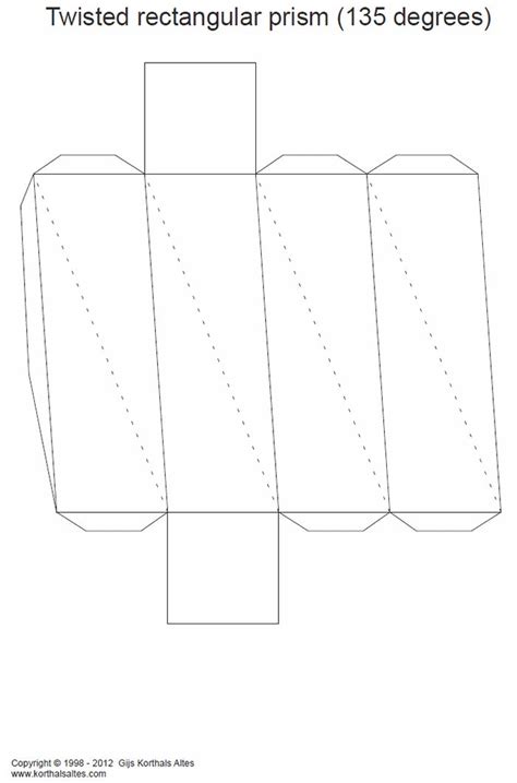 Paper Twisted Rectangular Prism Rectangular Antiprism Paper