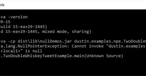 Inspired By Actual Events Better NullPointerException Messages Automatic In JDK