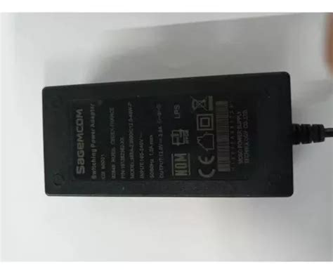 Fonte De Energia Sagemcom 12v X 3 8a Msa Z3800ic12 0 48w P Parcelamento Sem Juros