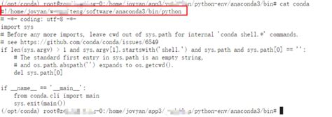 fix conda bad interpreter no such file or directory error python