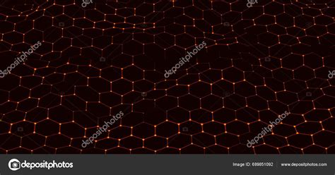 Futuristic Hexagon Background Futuristic Hexagonal Vector Illustration Abstract Technology