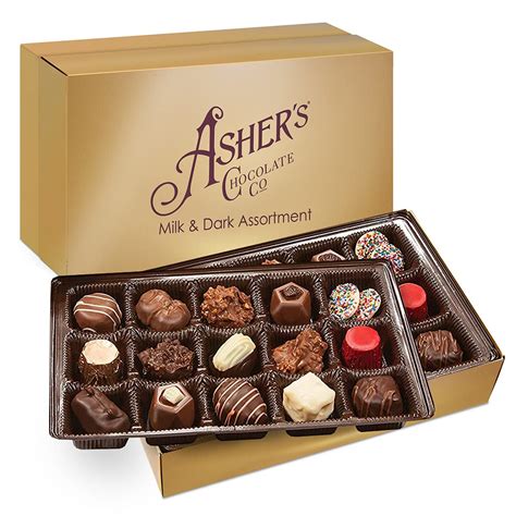 Ashers Chocolates Milk And Dark Chocolate Assortment