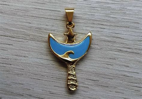 Pingente Espelho Abebê Yemanjá Dourado Elo7 Produtos Especiais