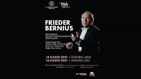 Dünyaca ünlü Maestro Frieder Bernius Akmde Konser Verecek Kültür Haberleri
