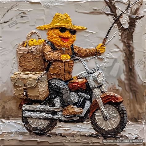 ai创作图漫塑艺术 美团雕塑 送餐雕塑 摩托车手工艺品 立体画展 泥塑装置艺术 三轮车浮雕 摩托车工艺品 摩托车雕塑 堆塑艺术 微缩装置艺术