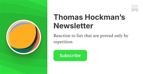 Thomas Hockmans Newsletter Thomas Hockman Esq Substack