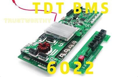 Tdt 24v/36v/48v/60v Bms 8s-16s Battery Management System 60a/80a/100a ...