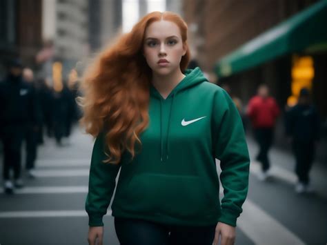 Premium AI Image Redhead