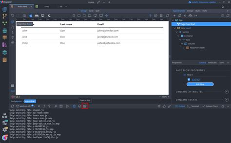 Wappler Documentation Using Local Databases In Mobile And Desktop Apps