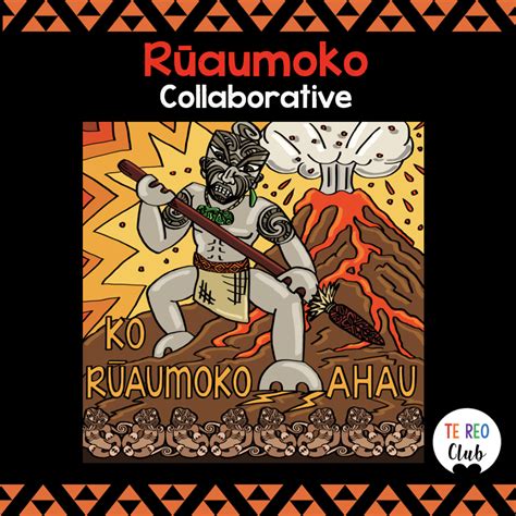 Rūaumoko Collaborative Poster Te Reo Club