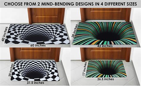 Unusuall 3d Optical Illusion Rug Vortex Illusion Floor