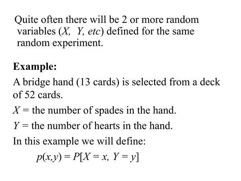jointly distributed random variaables ppt