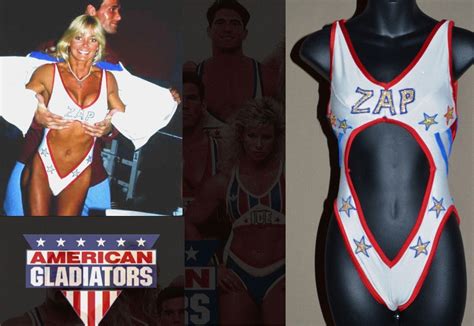 American Gladiators Screen Worn Used Zap Raye Hollitt Outfit 1737488235