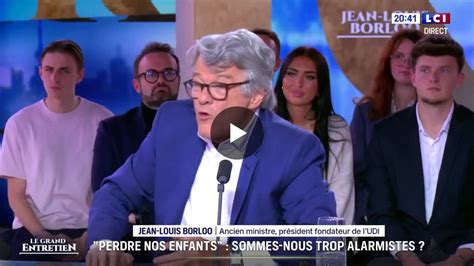 Jean Louis Borloo Sexprime On était Un Pays De Producteurs Dagriculteurs Dingénieurs Et