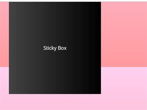 Stick Any Element To The Top Without Jumping JQuery StickyJS Free JQuery Plugins