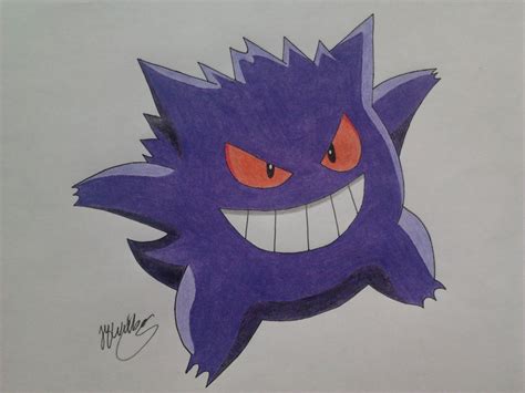 Gengar Drawing At Getdrawings Free Download