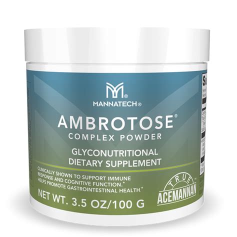 Ambrotose® Complex Our Foundational Glyconutrient Supplement Mannatech