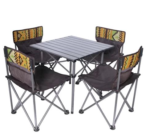 ᐉ Набір для пікніка розкладний туристичний з системою Павук 4 стільця з
