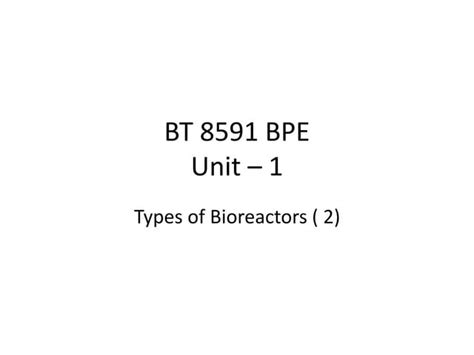 Bubble Column Reactor Pptx
