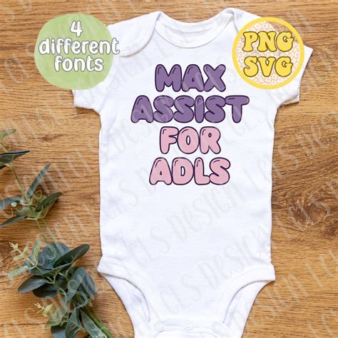 Max Assist For Adls Svg Max Assist Png Occupational Therapy Svg Ot