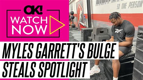 Nfl Star Myles Garretts Bulge Steals The Show In Milestone Sack Moment