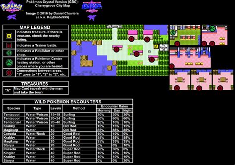 Pokemon Crystal Version Maps