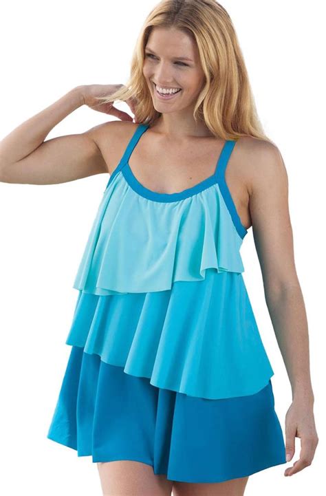 Tiered Dresses Plus Size Pluslookeu Collection