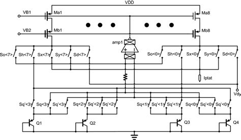 The Circuit Diagram Of Ptat Current Module With Dem Download