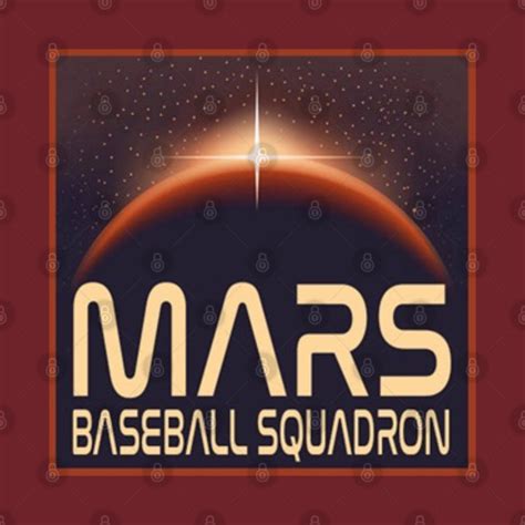 Mars Baseball Squadron Logo Mars Baseball Squadron T Shirt Teepublic