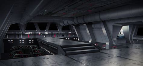 Interdictor Bridge Futuristic Interior Design