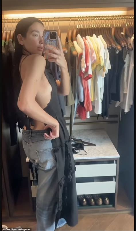 Dua Showed Off Her Natural Features As She Opened The Video By Washing