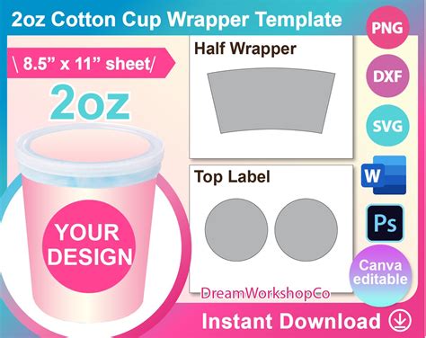 Cotton Candy Template